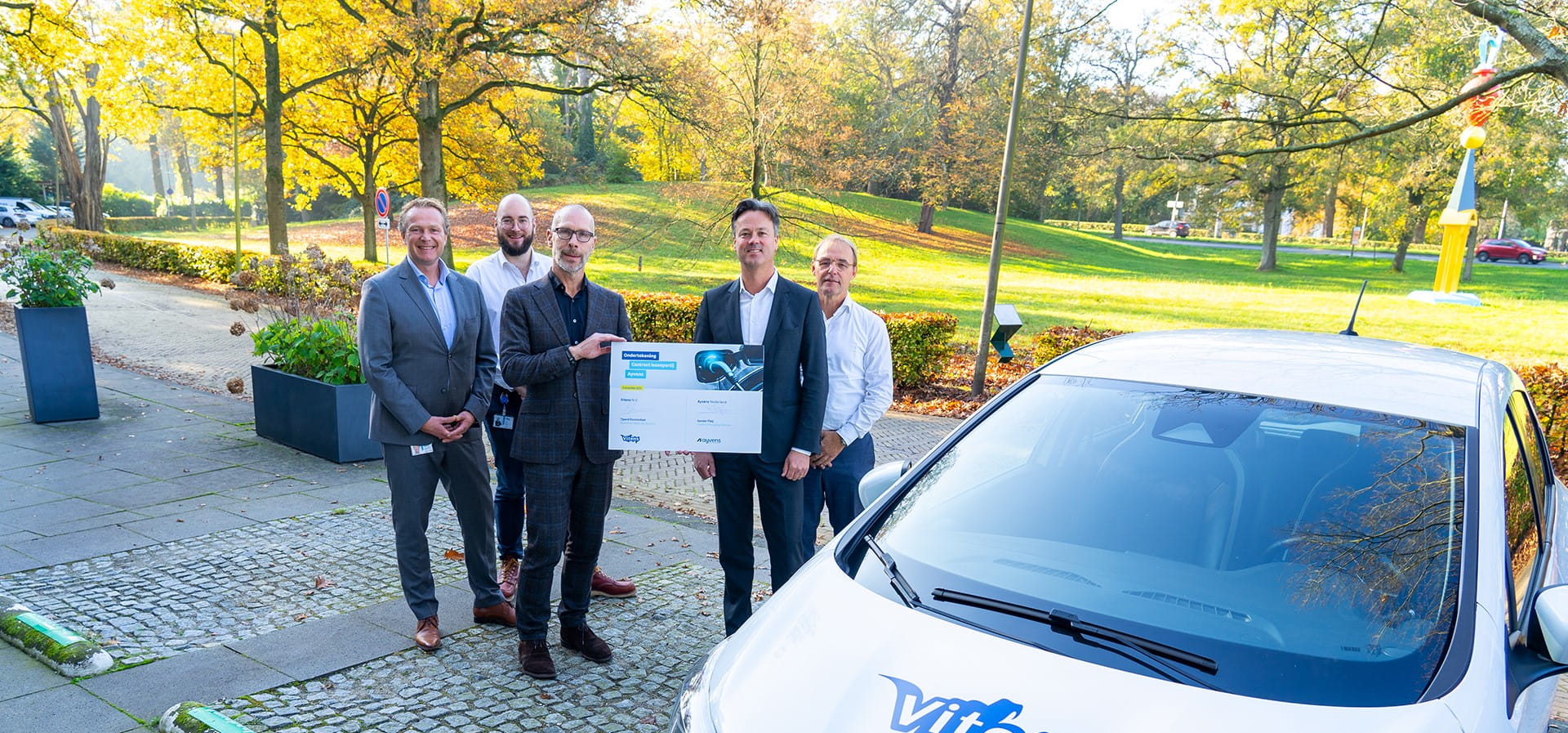 Ayvens ondersteunt Vitens bij verduurzaming van het wagenpark ...